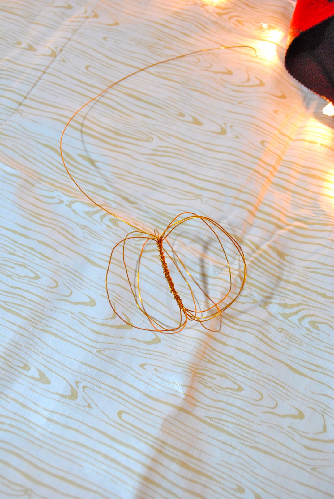 Wire Pumpkins DIY - Katie Actually