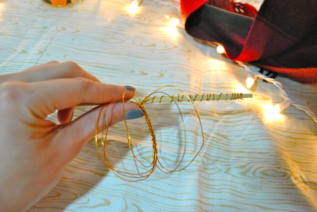 Wire Pumpkins DIY - Katie Actually