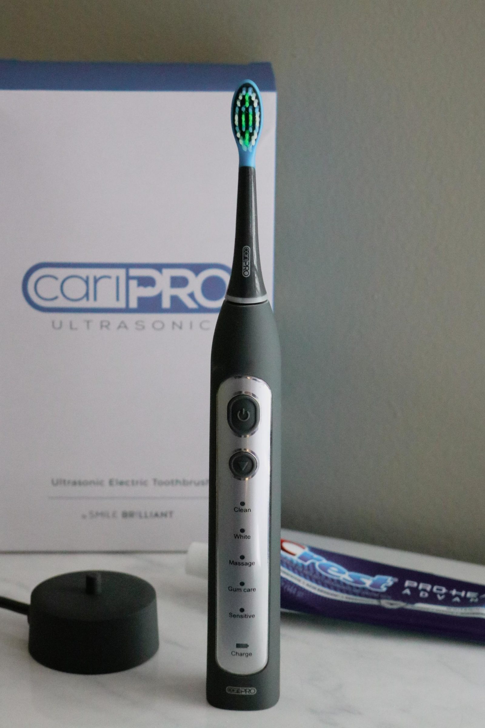 Buzzing about the cariPRO Toothbrush from Smile Brilliant - Katie Actually